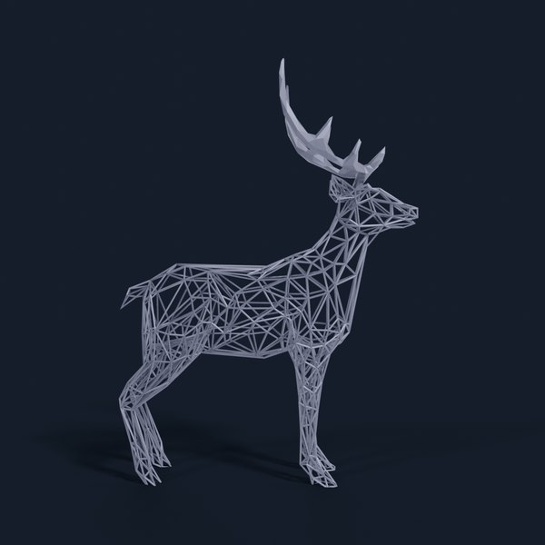 3D Low Poly Deer - TurboSquid 1848853