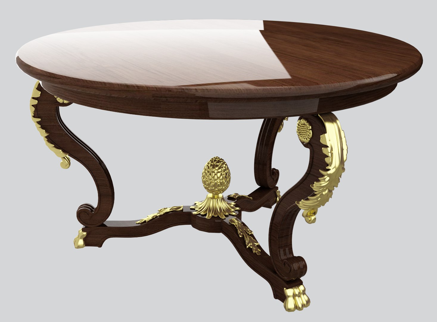 Classic table furniture 3D model - TurboSquid 1272580