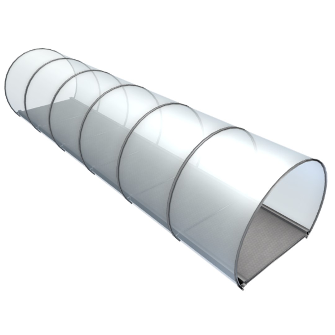 glass tube bridge obj