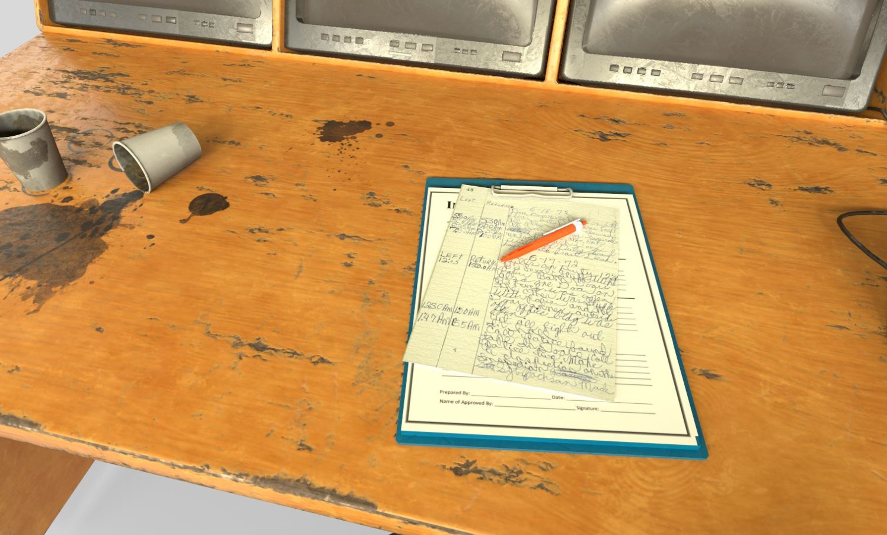 3D Security Desk - TurboSquid 1847168