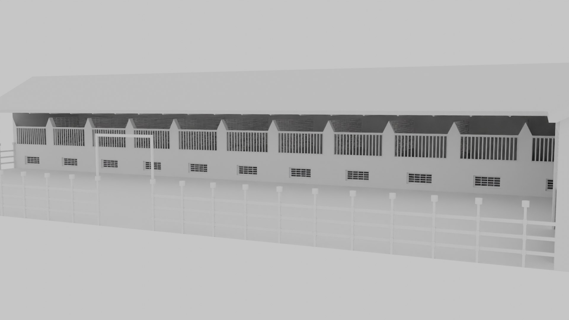 Horse Stable 3D Model - TurboSquid 2159145