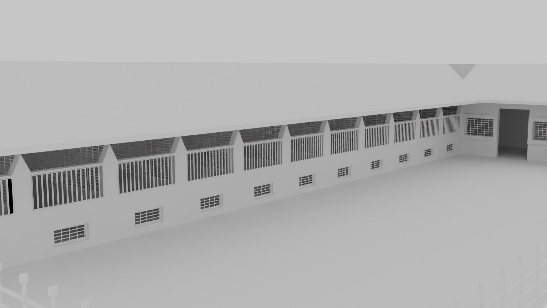 Horse Stable 3D Model - TurboSquid 2159145