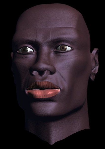 maya black man face