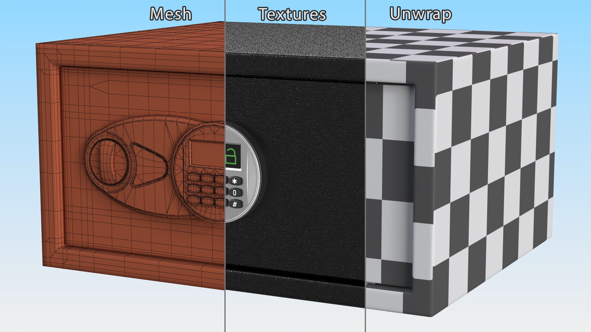 3D Safes Collection 7 - TurboSquid 2083210