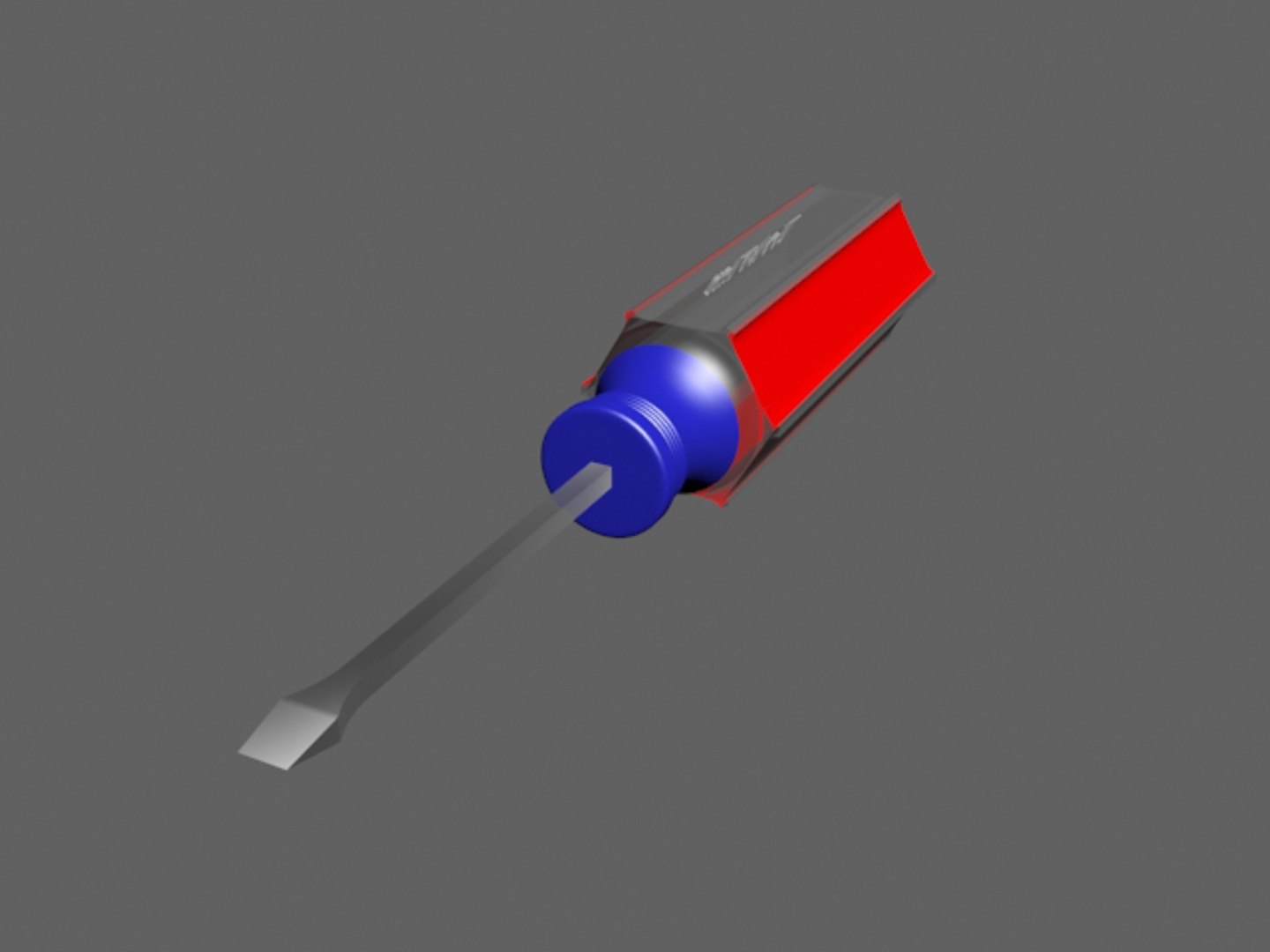 3D Model Flat Screwdriver - TurboSquid 1242656