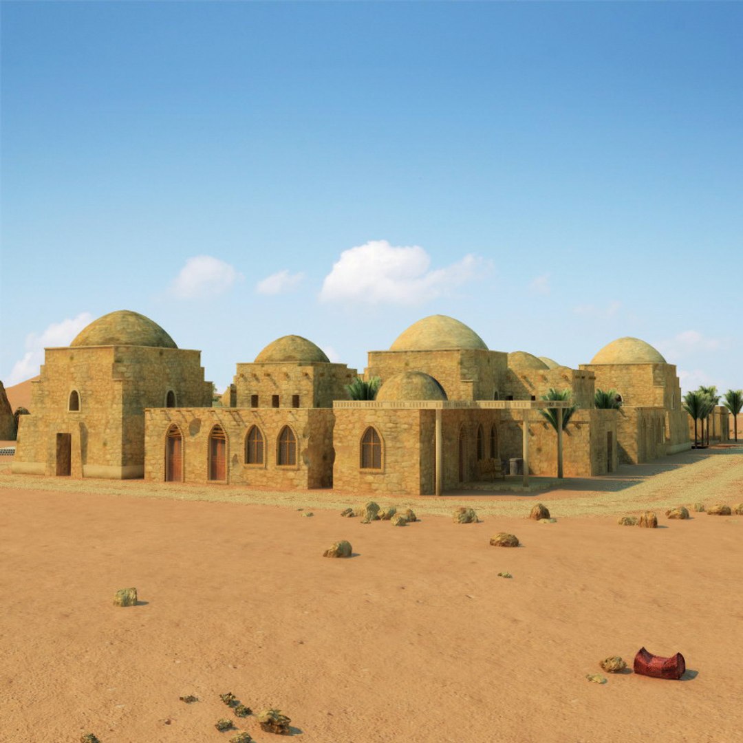 arab town 3d max
