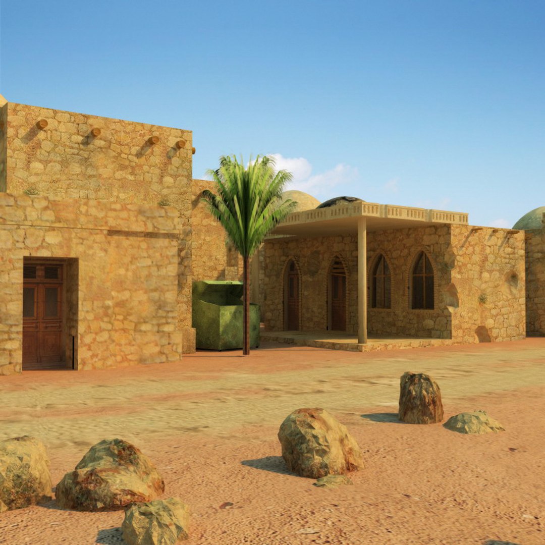 arab town 3d max