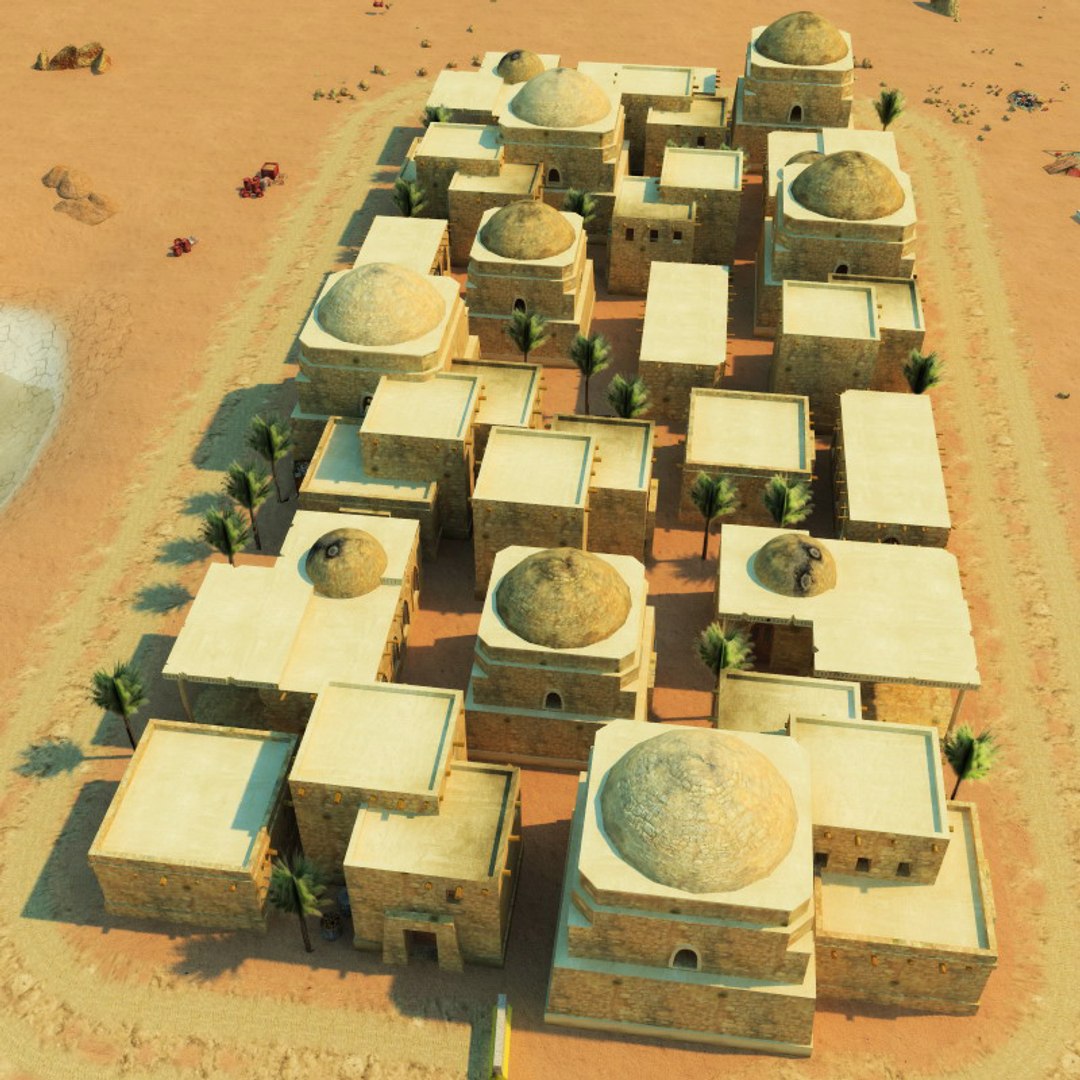 Arab Town 3d Max