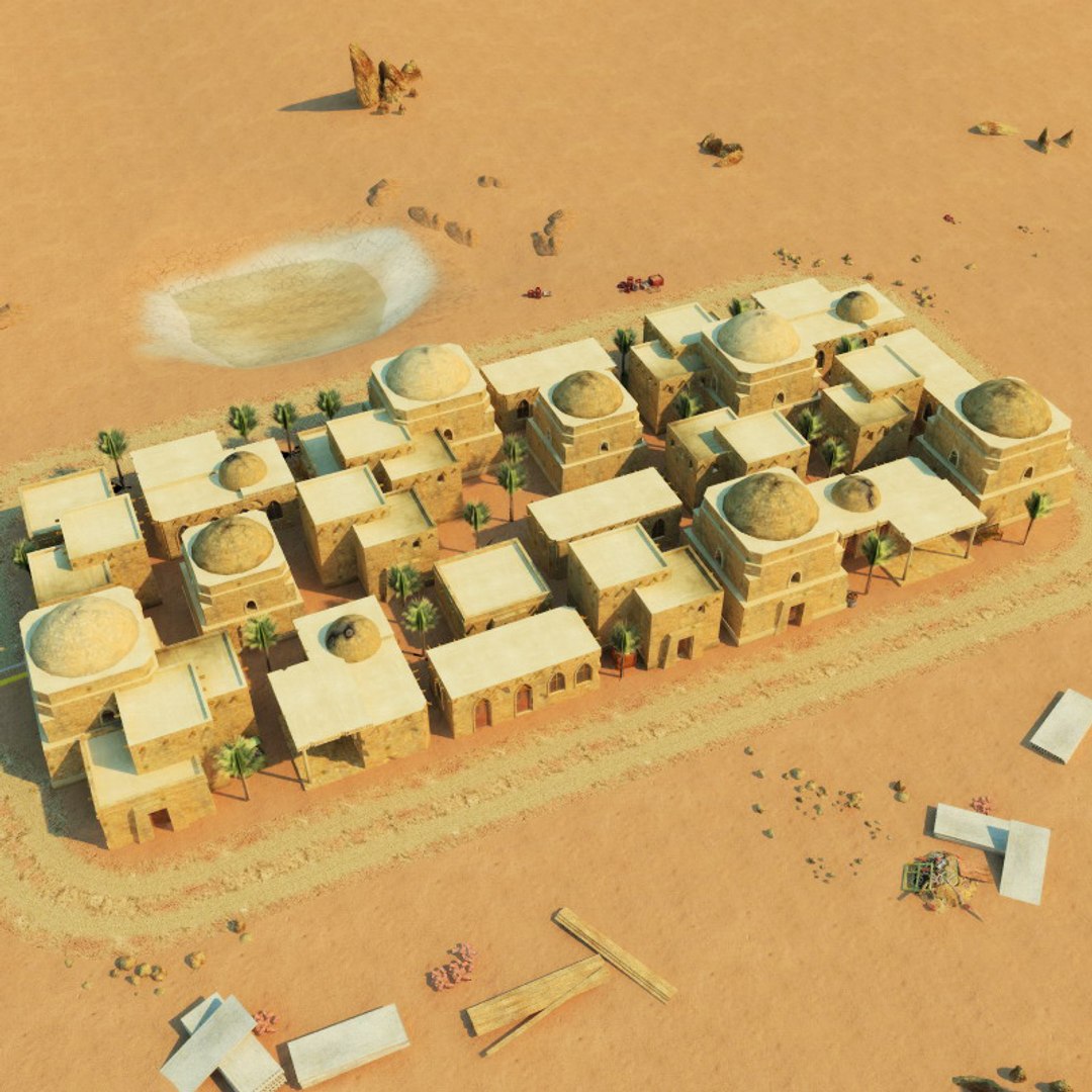 Arab Town 3d Max