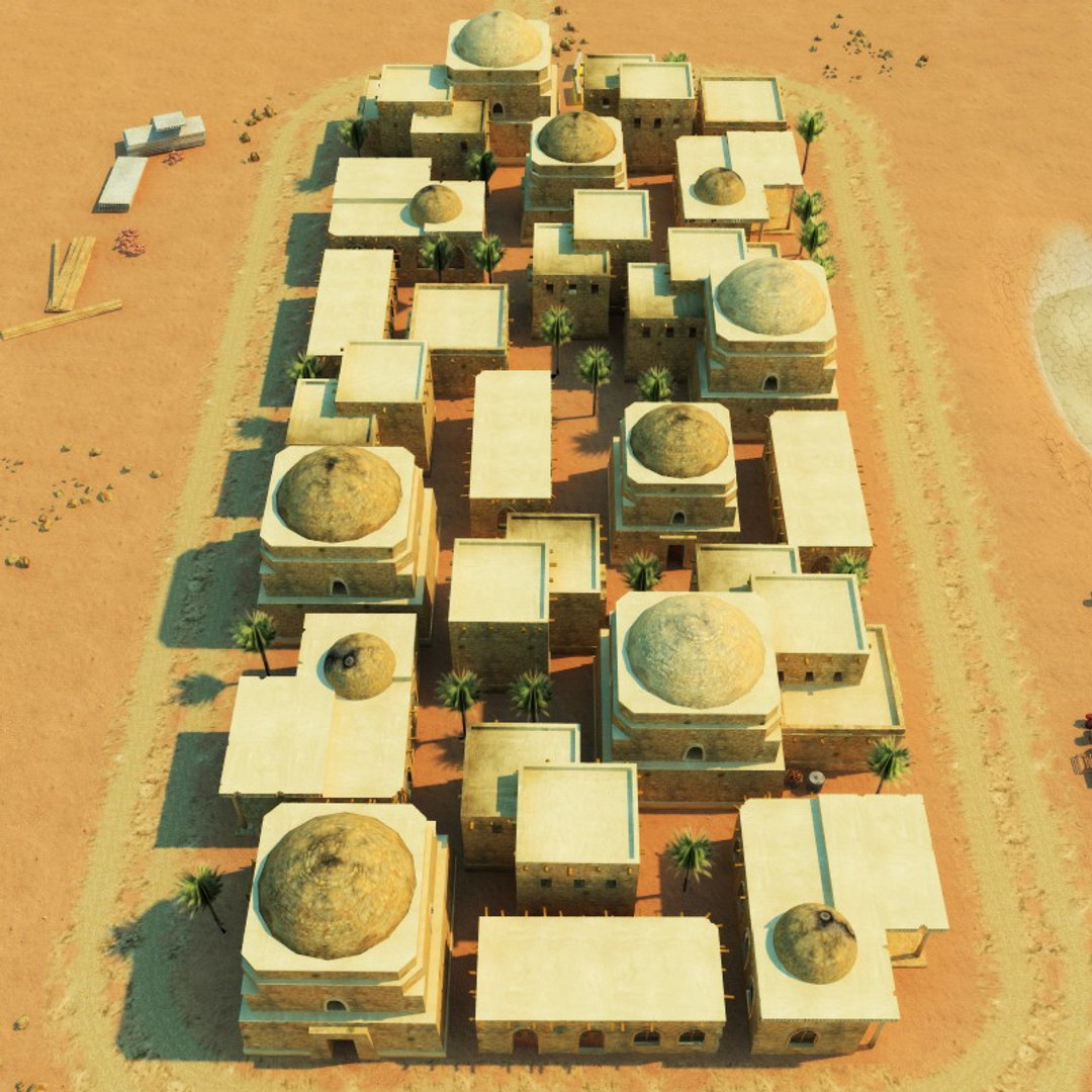 Arab Town 3d Max