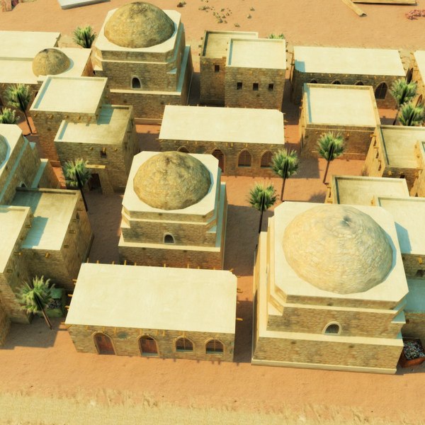 arab town 3d max