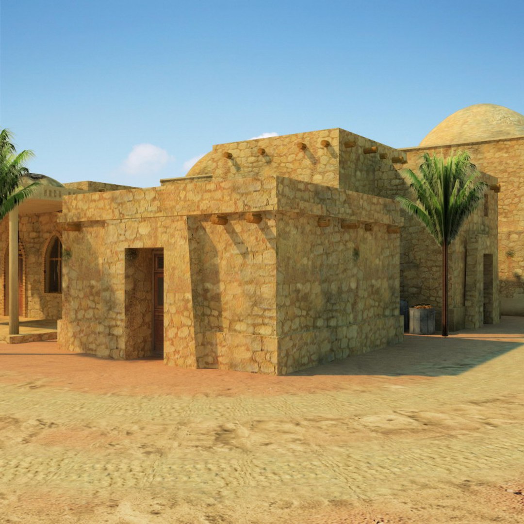 arab town 3d max