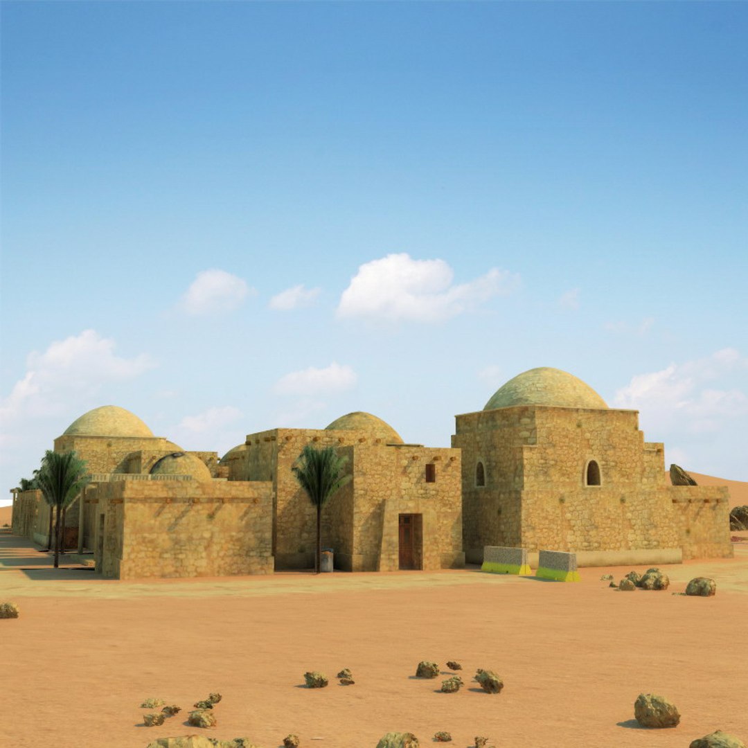 arab town 3d max