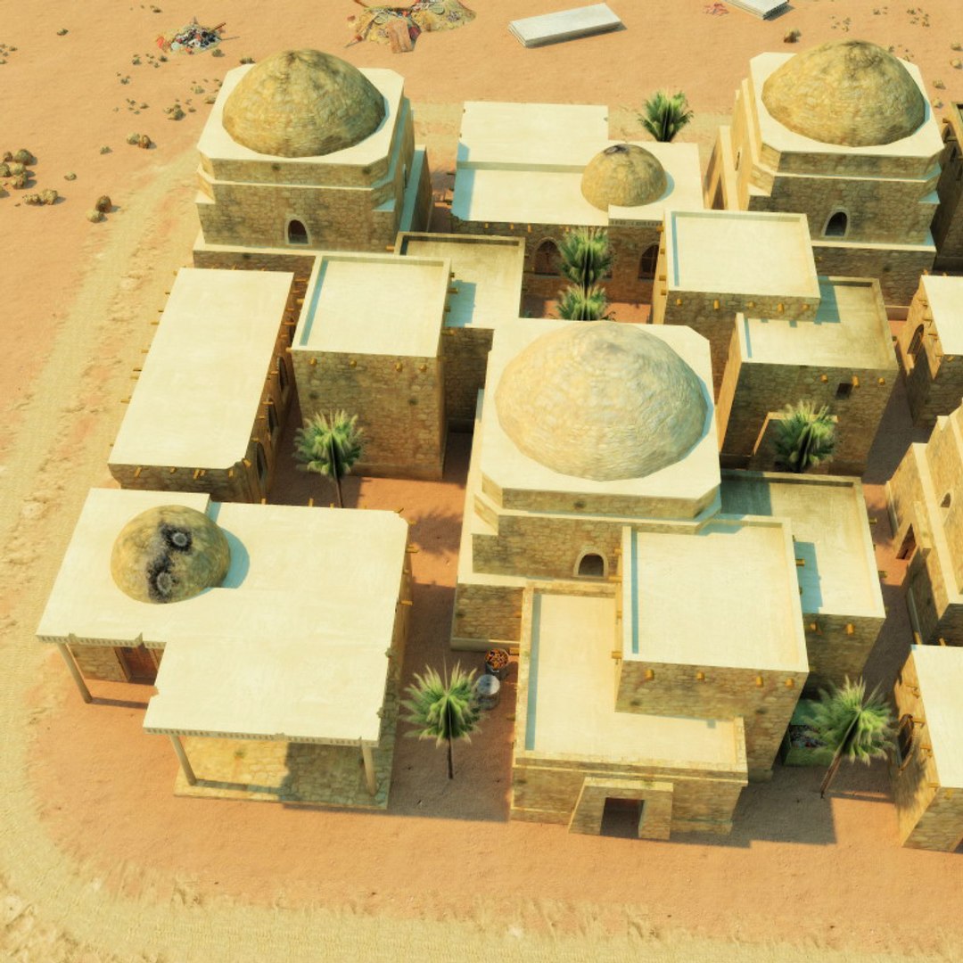 arab town 3d max