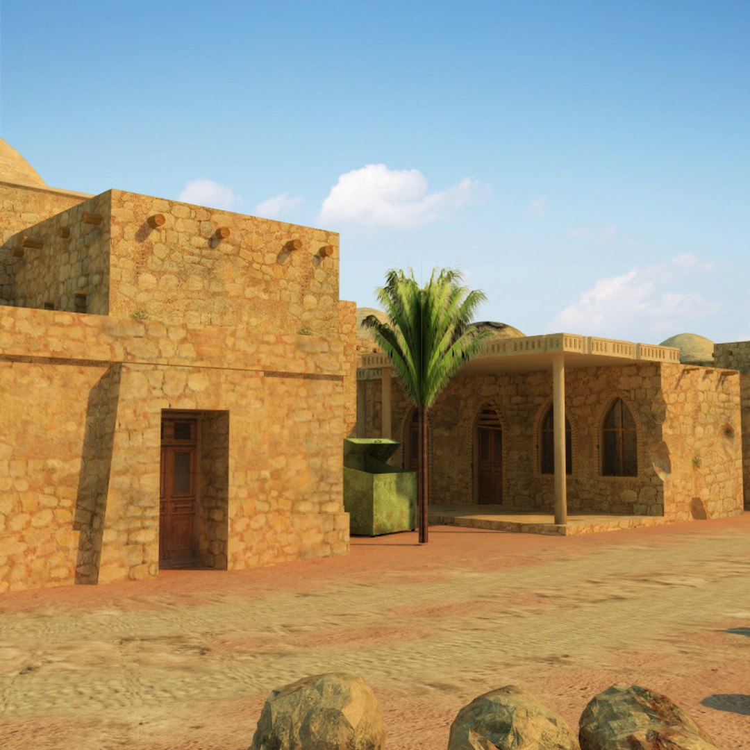 arab town 3d max