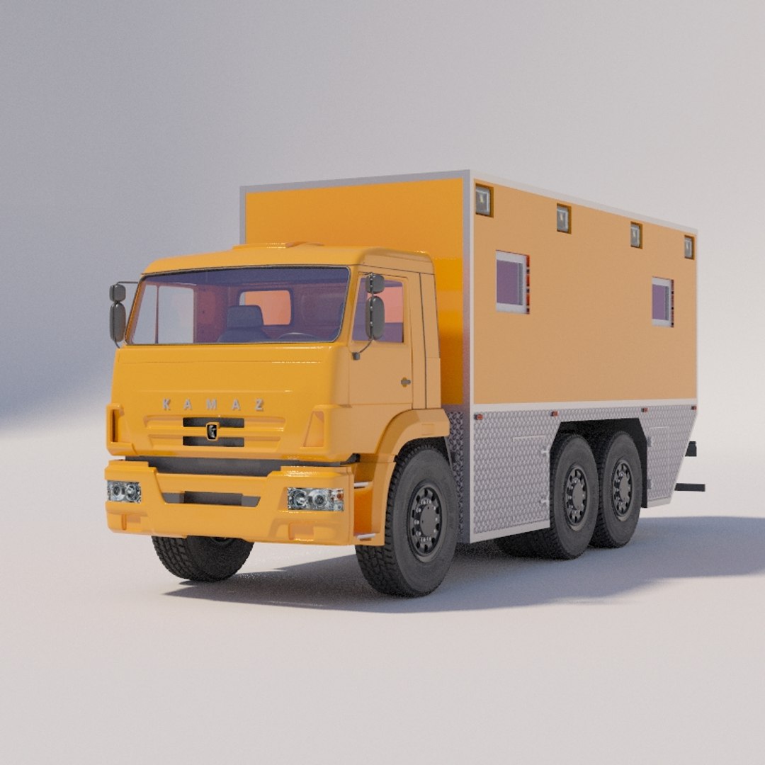 Kamaz Mobile Laboratory Technical 3D - TurboSquid 1301922