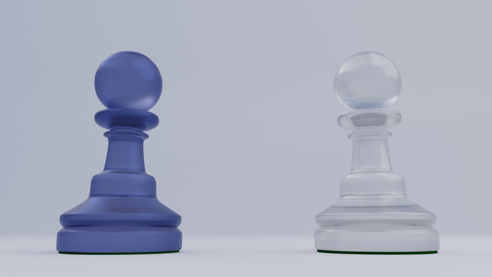 3D model Pawns Frosted Chess Pieces Low-poly 3D model - TurboSquid 2165377