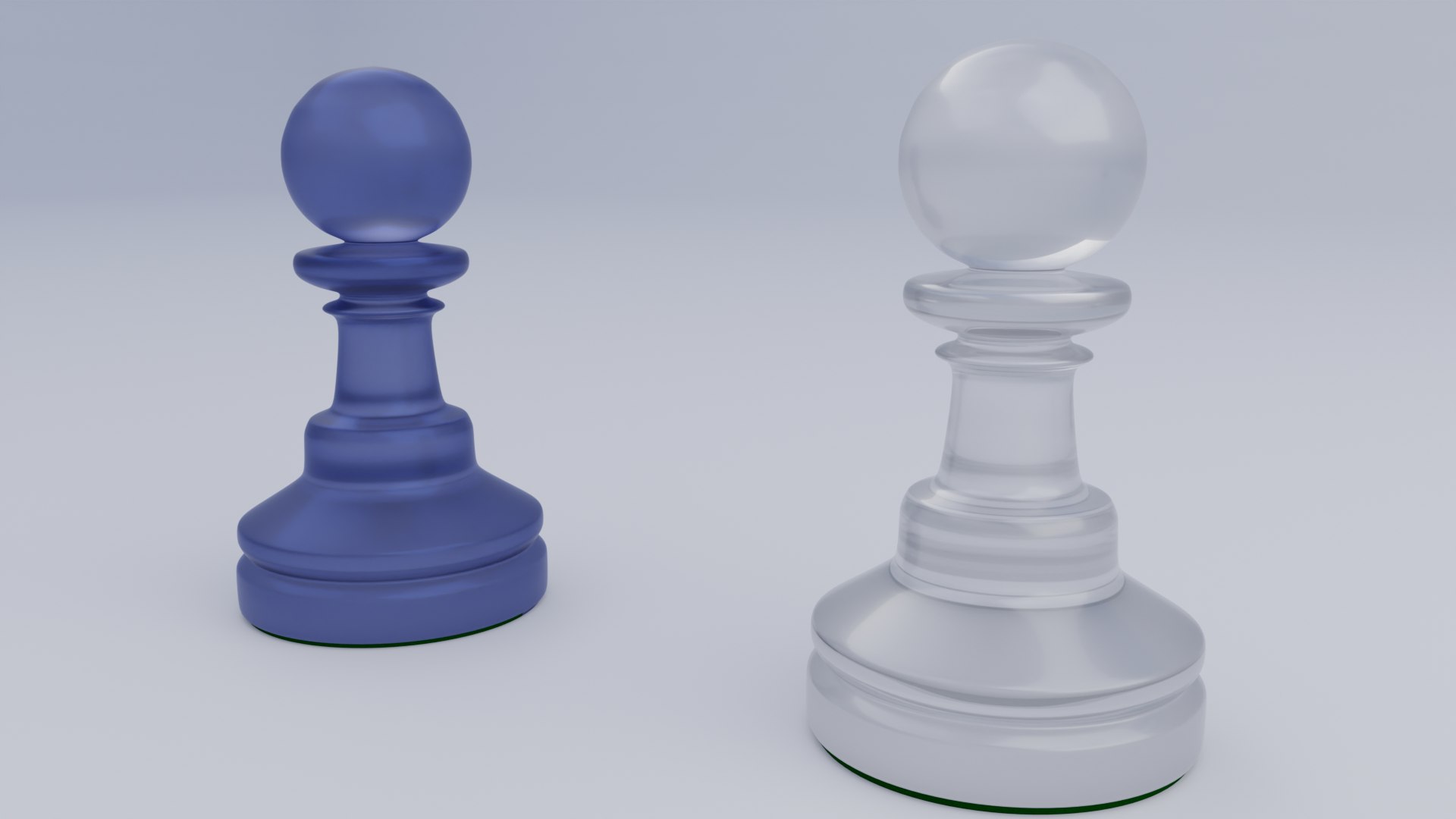 3D model Pawns Frosted Chess Pieces Low-poly 3D model - TurboSquid 2165377