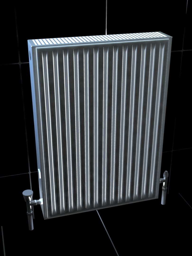 3d small radiator model