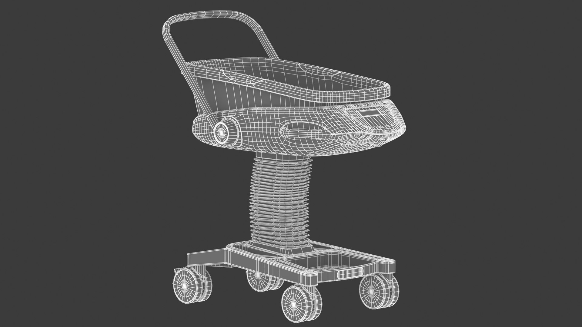 Medical Baby Crib New Born 3D Model - TurboSquid 2363398