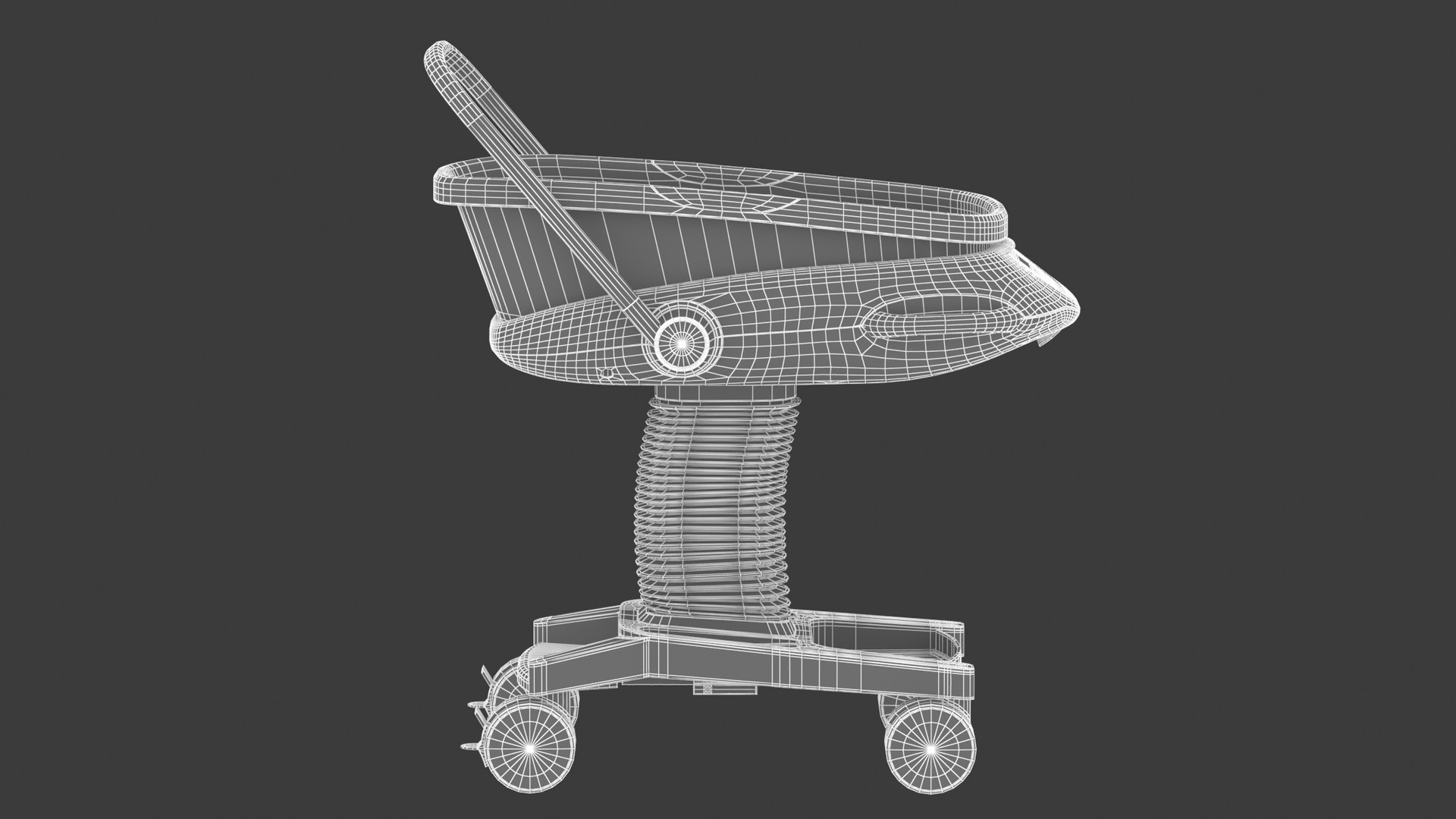 Medical Baby Crib New Born 3D Model - TurboSquid 2363398