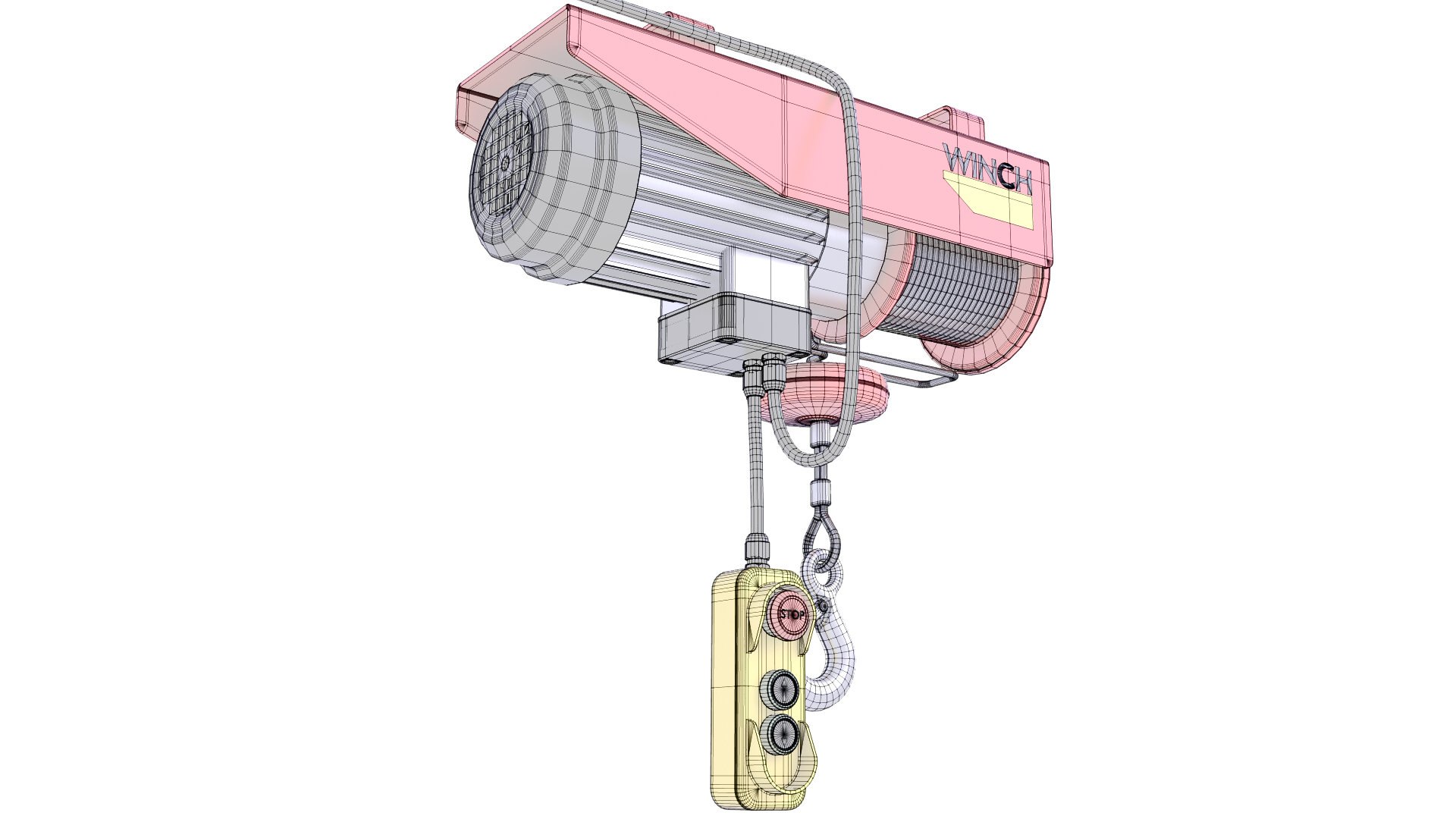 Electric Winch 1 3D Model - TurboSquid 2257551