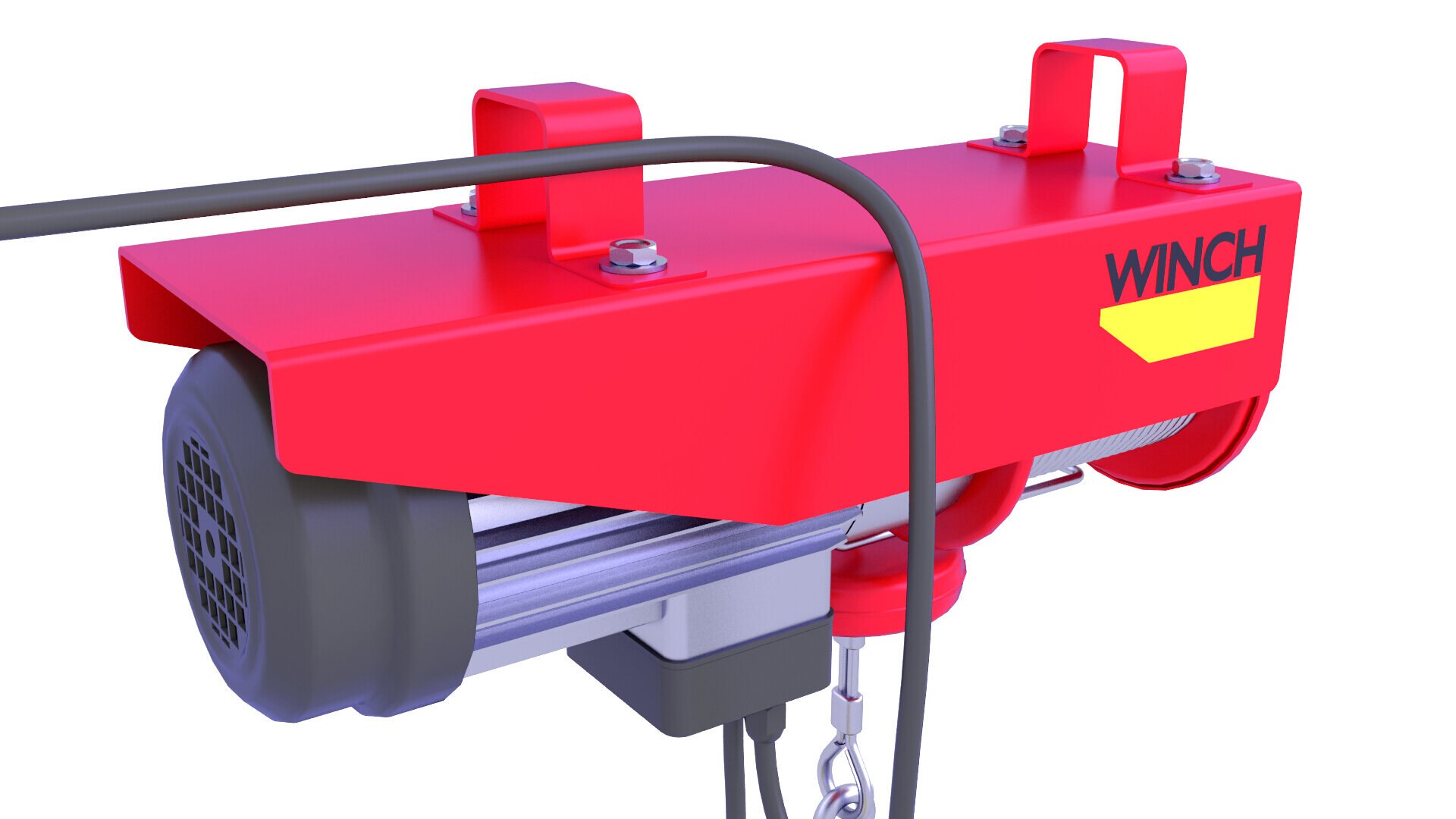 Electric Winch 1 3D Model - TurboSquid 2257551
