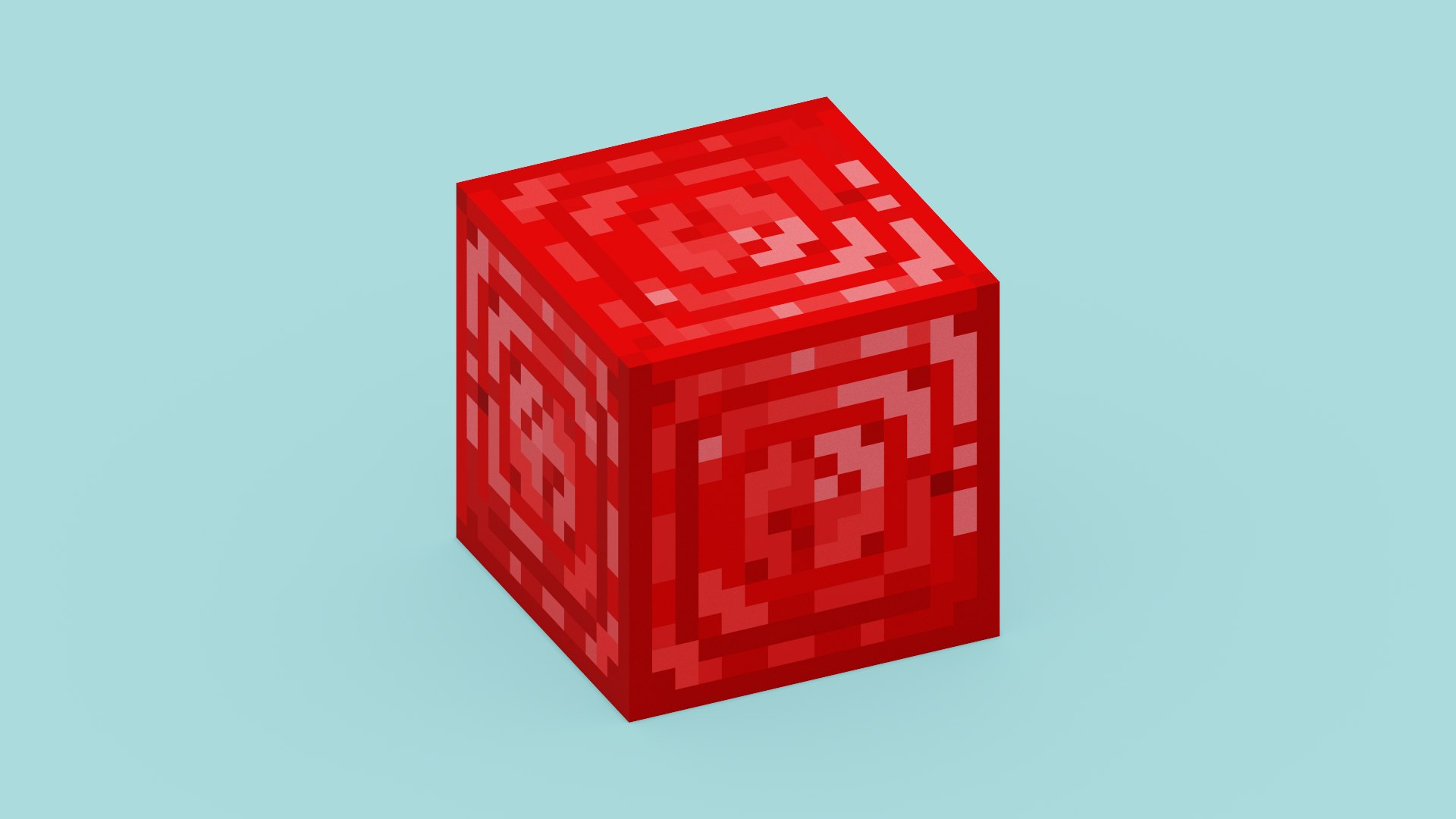 modelo 3d Minecraft Ruby Block - TurboSquid 2069940