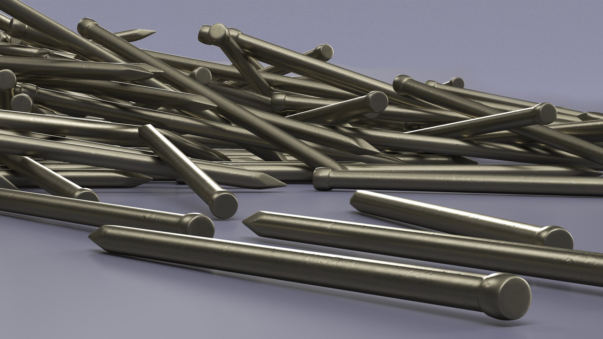 3D Model Finishing Nails - TurboSquid 2060252