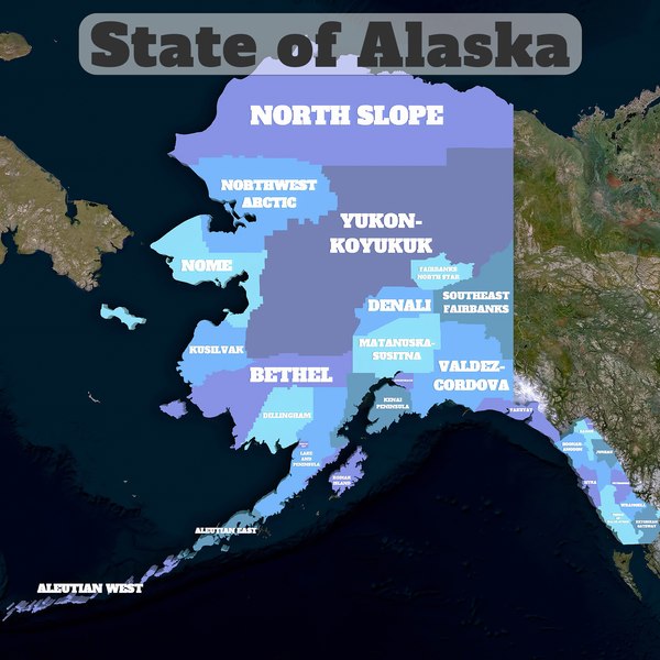 modelo 3d Estado de alaska - TurboSquid 1817747