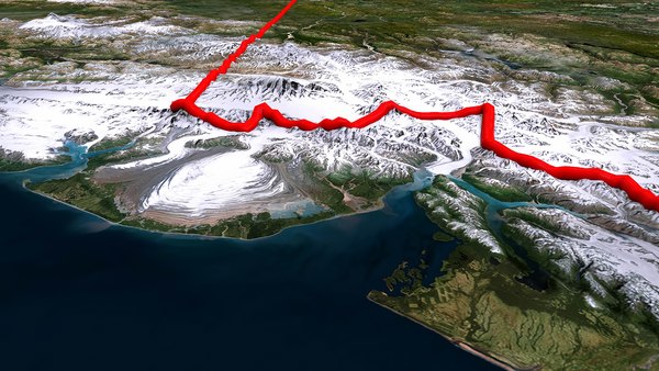 State of Alaska 3D model - TurboSquid 1817747