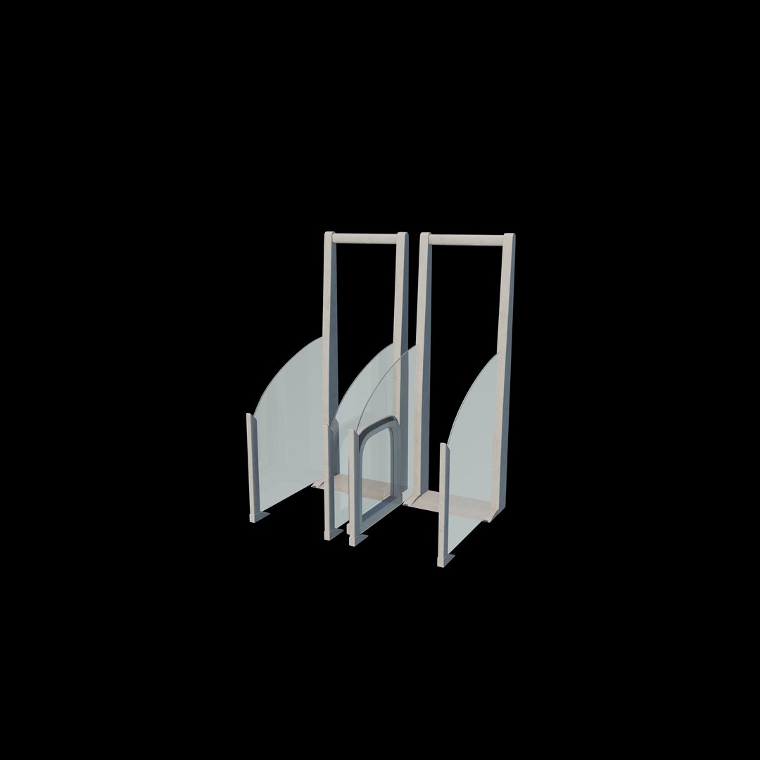 3D Outdoor Speed Gate 3D Model - TurboSquid 2344153