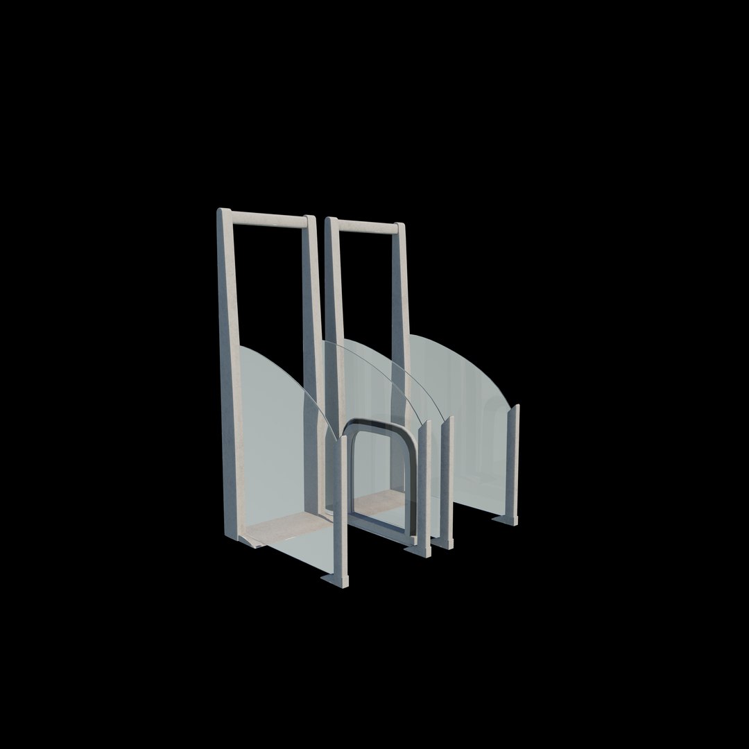 3D Outdoor Speed Gate 3D Model - TurboSquid 2344153