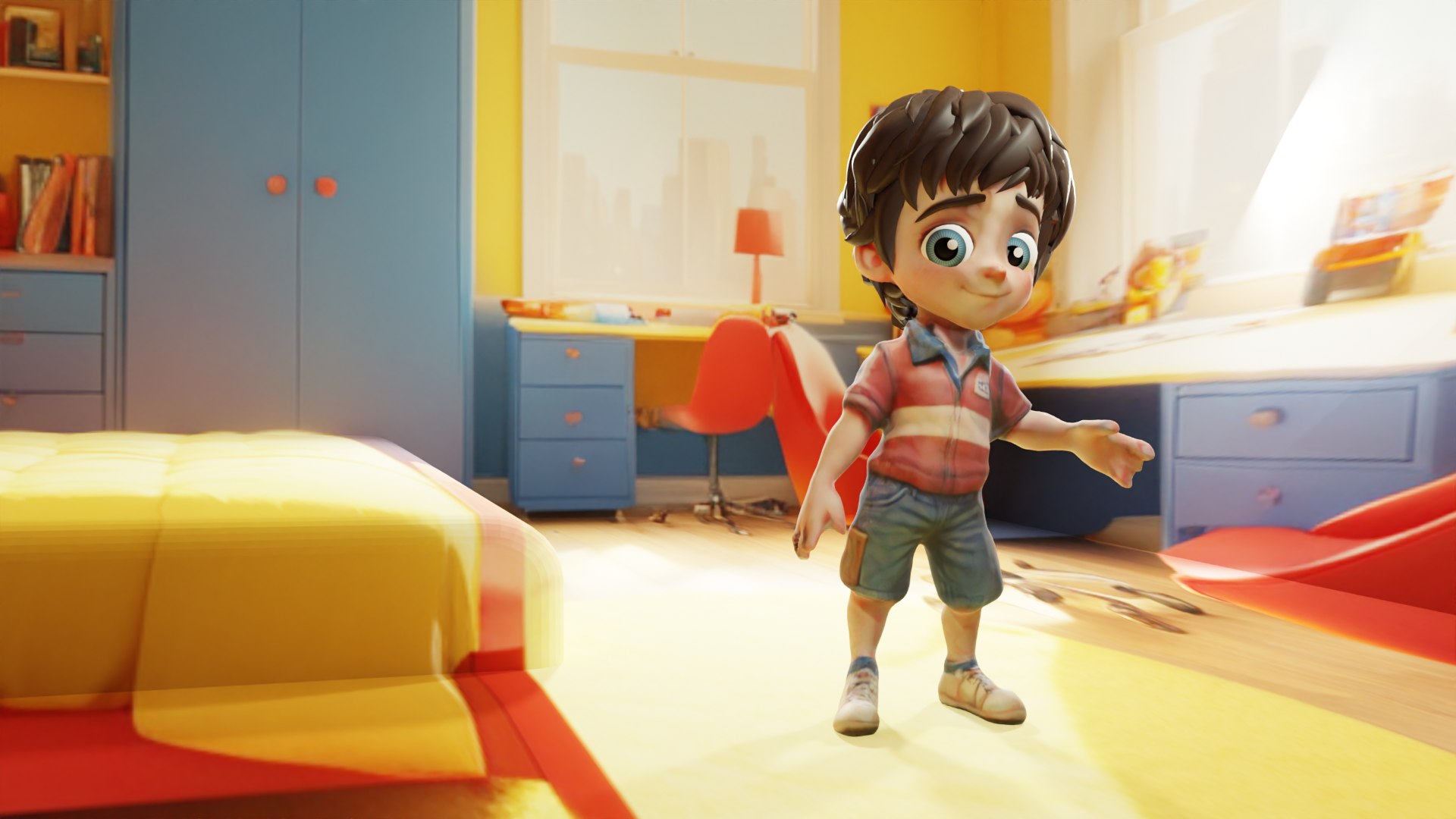 3D Pixar Style Boy Character Rigged - TurboSquid 2223938