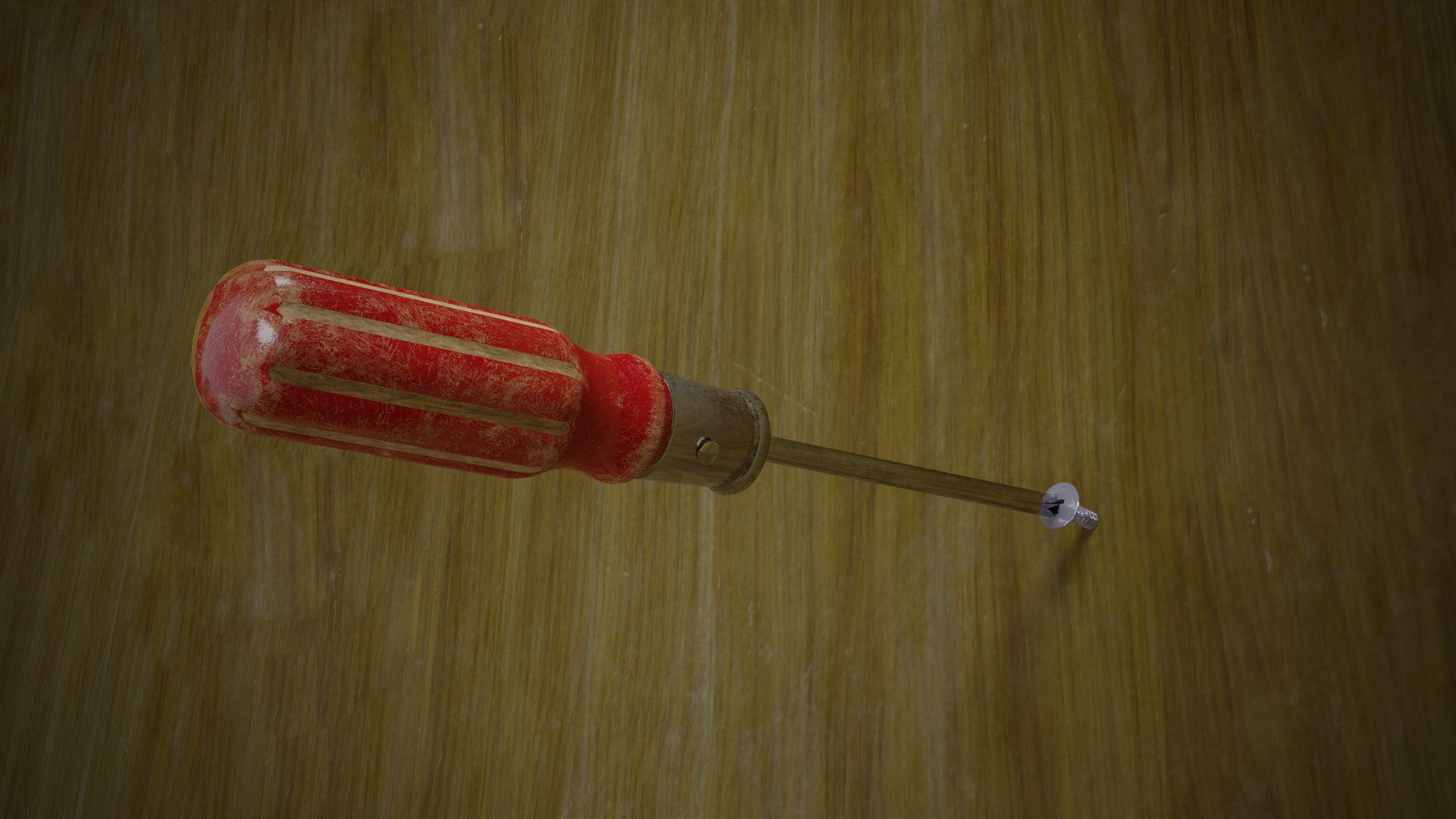 3D Old Dirty Soviet Screwdriver - TurboSquid 1878377