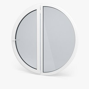 3d Model Modern Pvc Window 2