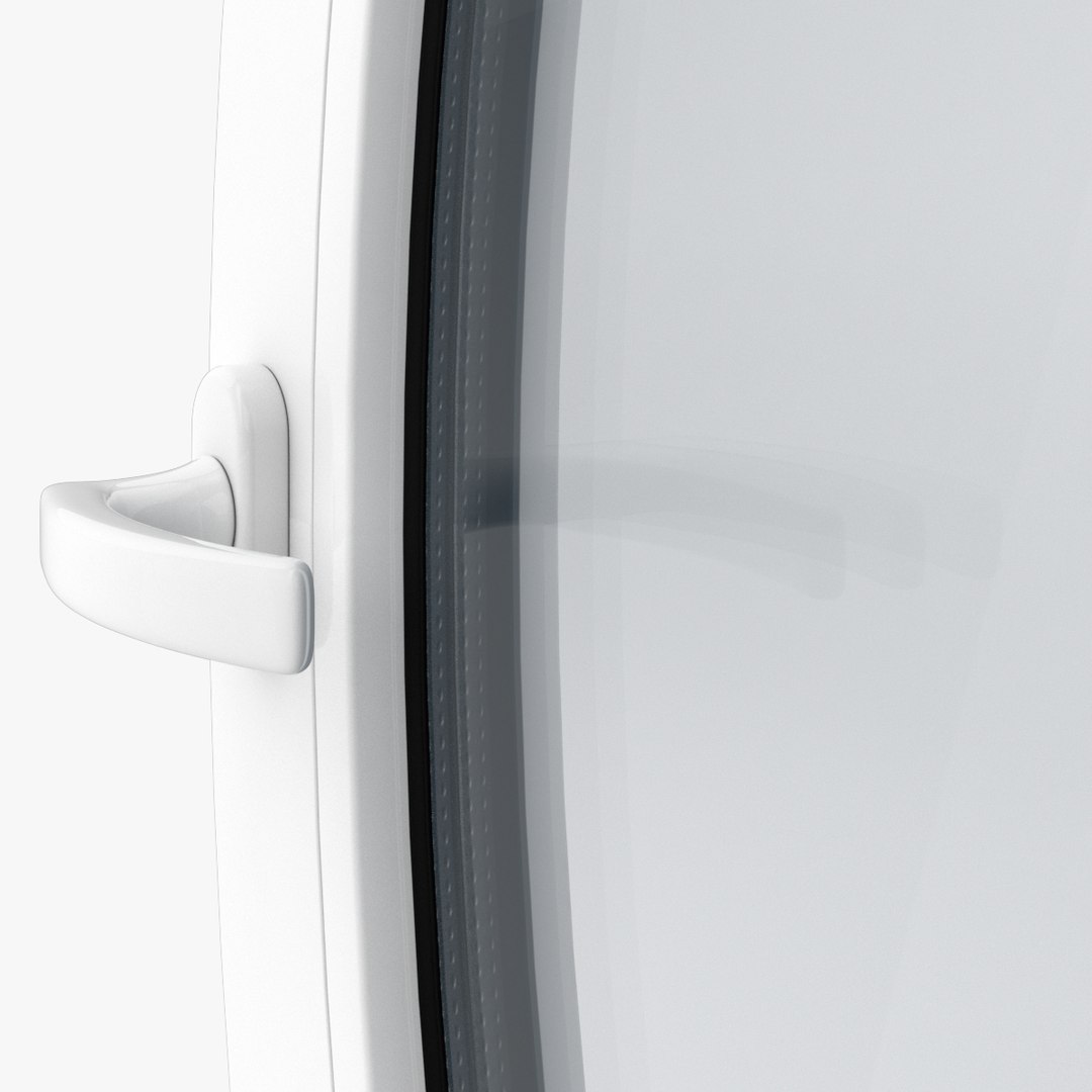 Modern Pvc Circular Window 3d Model