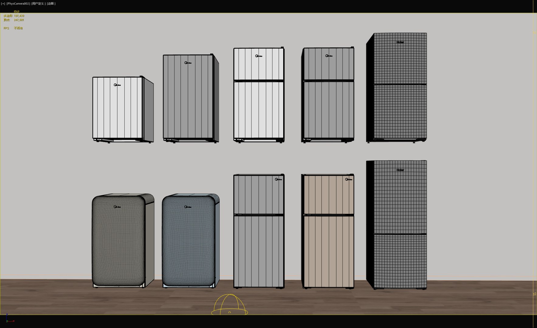 3D Mini Fridge With Freezer Model - TurboSquid 2142009