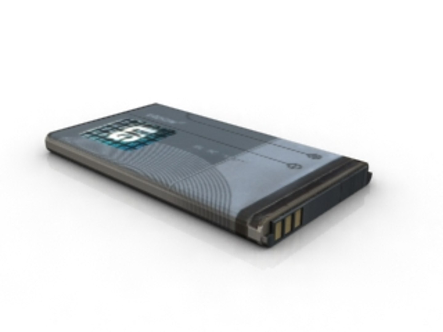 Nokia Mobile Battery 3d Model