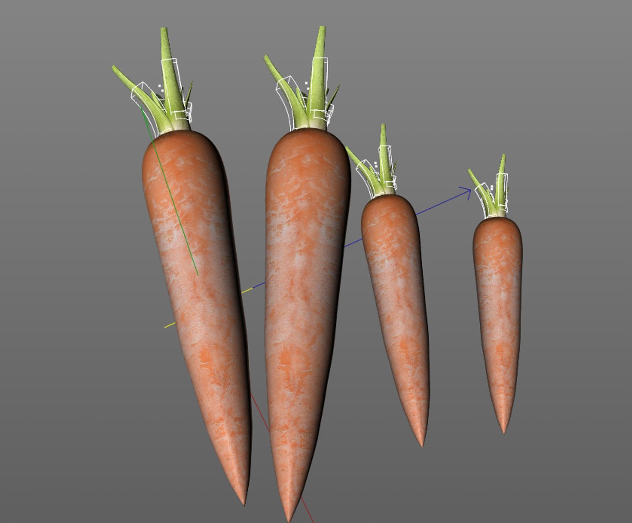 3D model carrot - TurboSquid 1544476