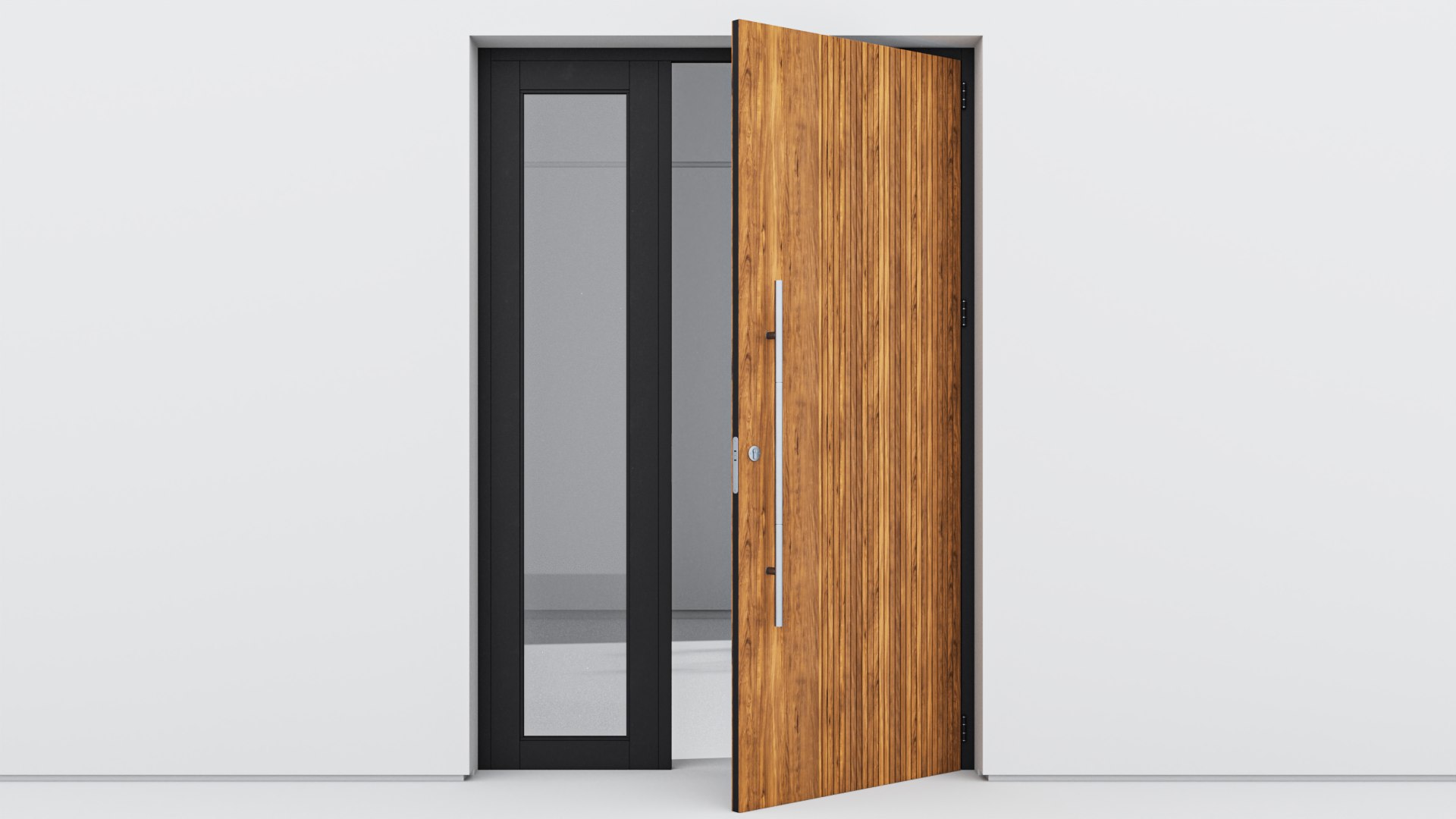 3D Aluminium Door 120 - TurboSquid 2025744
