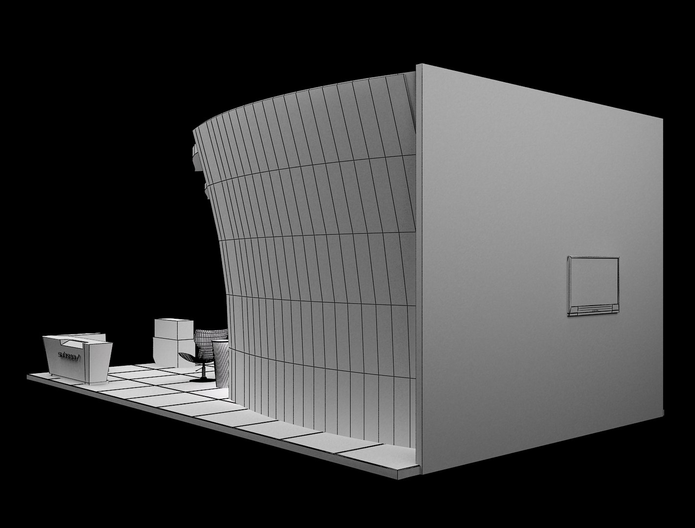 Stand exhibition booth model - TurboSquid 1645388