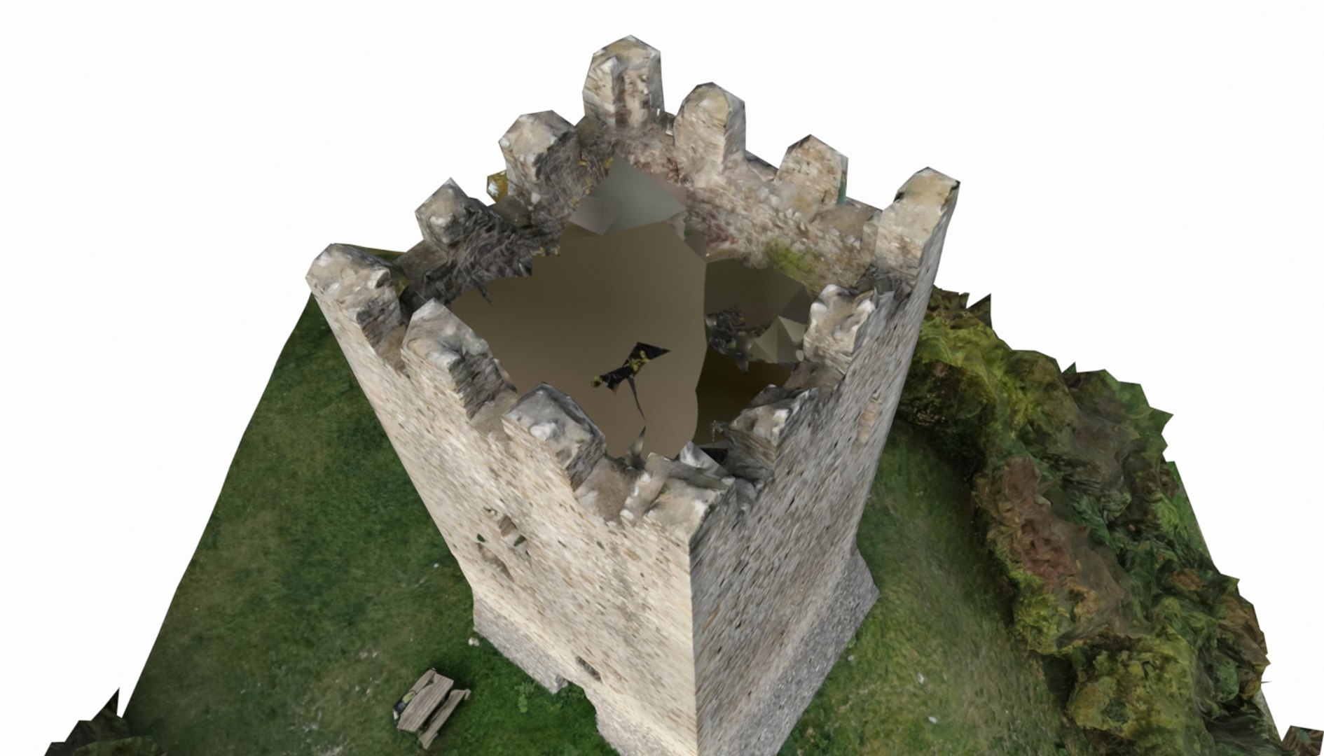 3D Castle Tower Model - TurboSquid 1492715