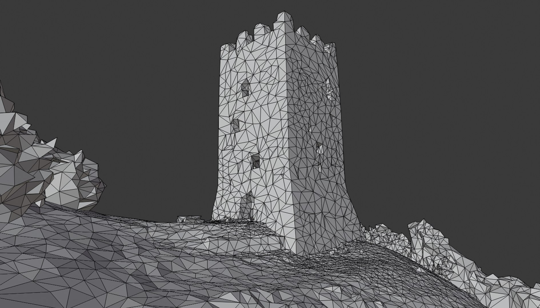 3D Castle Tower Model - TurboSquid 1492715