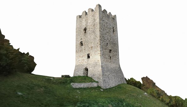 3D castle tower model - TurboSquid 1492715