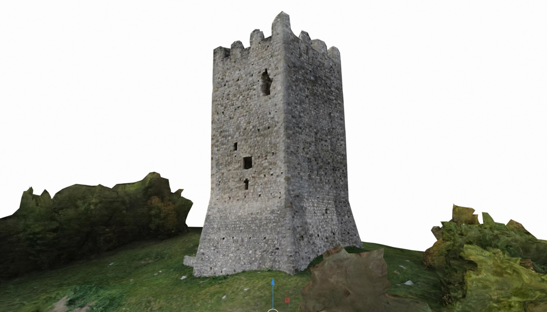 3D Castle Tower Model - TurboSquid 1492715