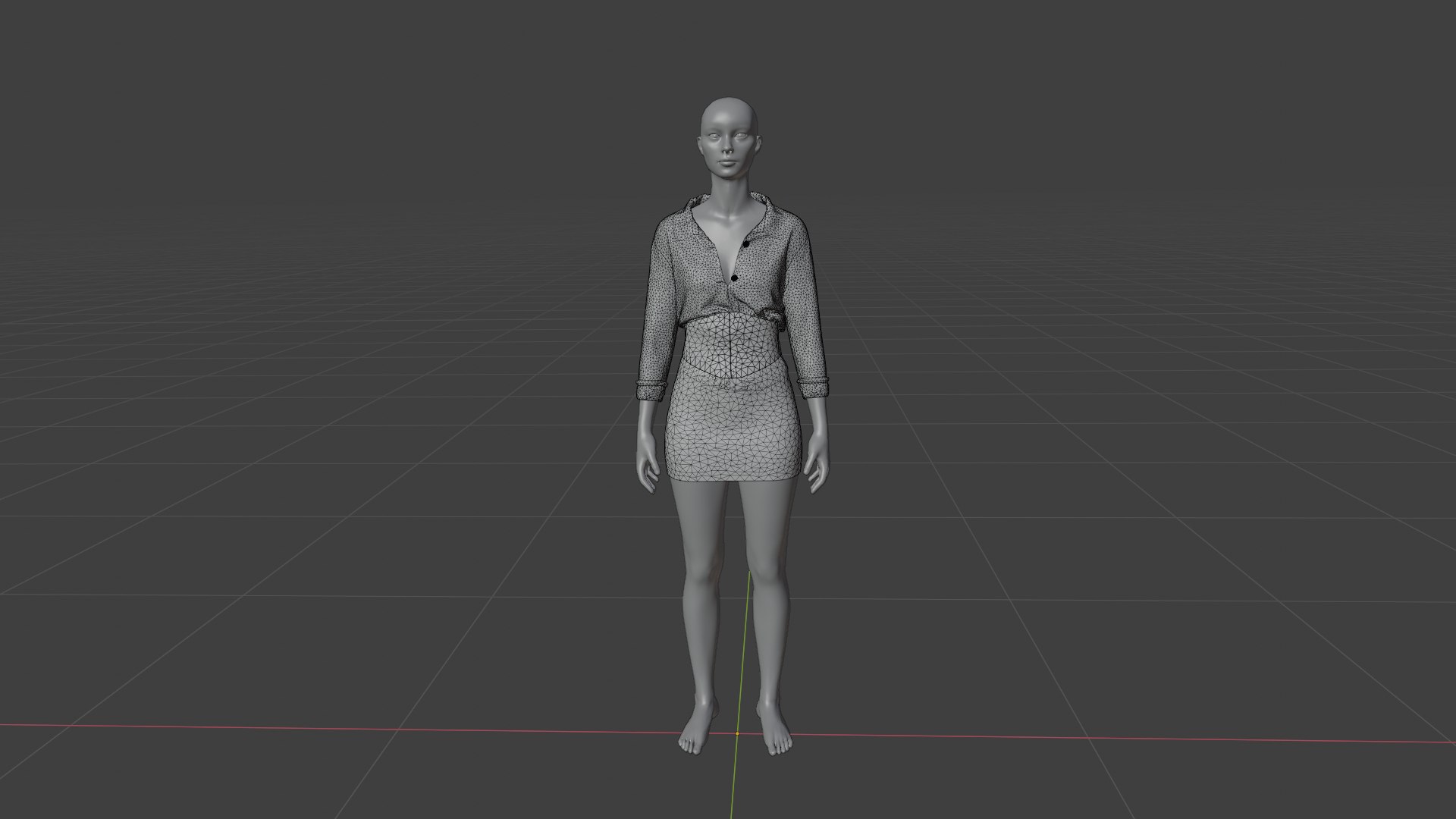 3D Womens Dress - Female Outfit Clothes Model - TurboSquid 2007928