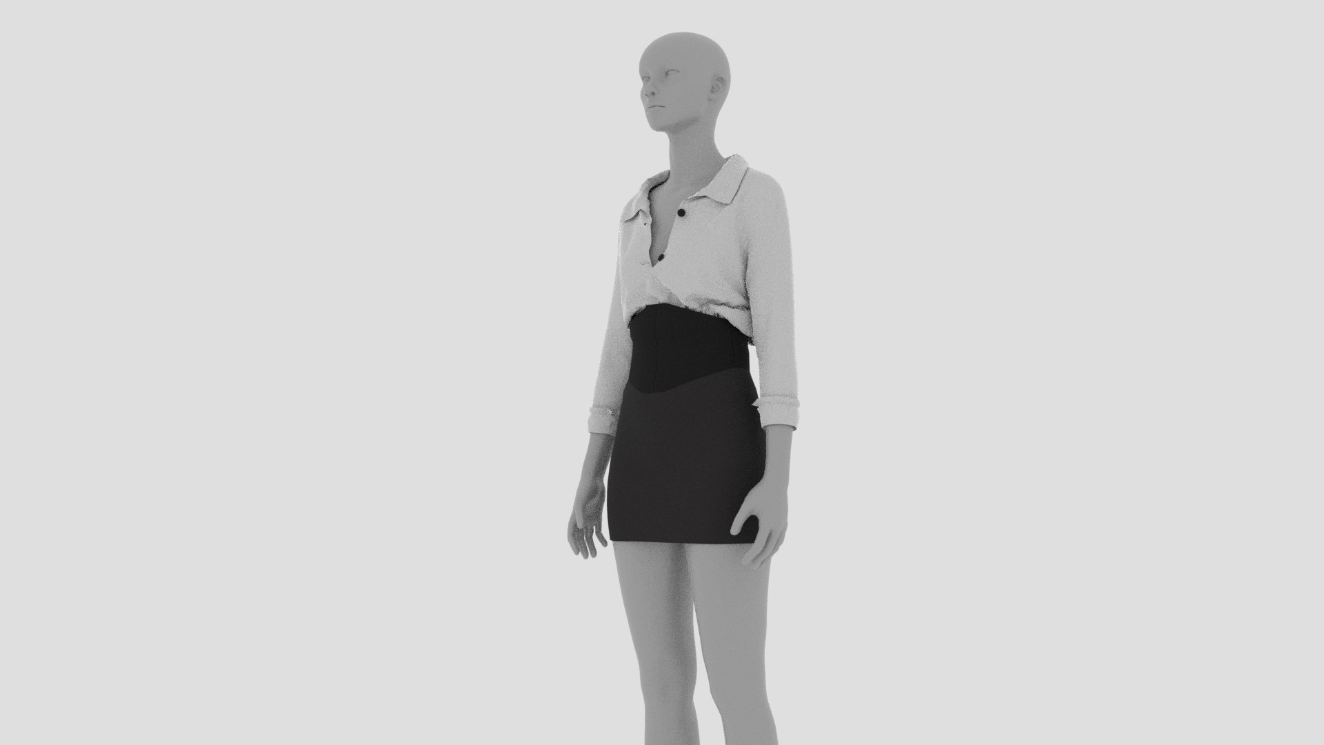 3D Womens Dress - Female Outfit Clothes Model - TurboSquid 2007928