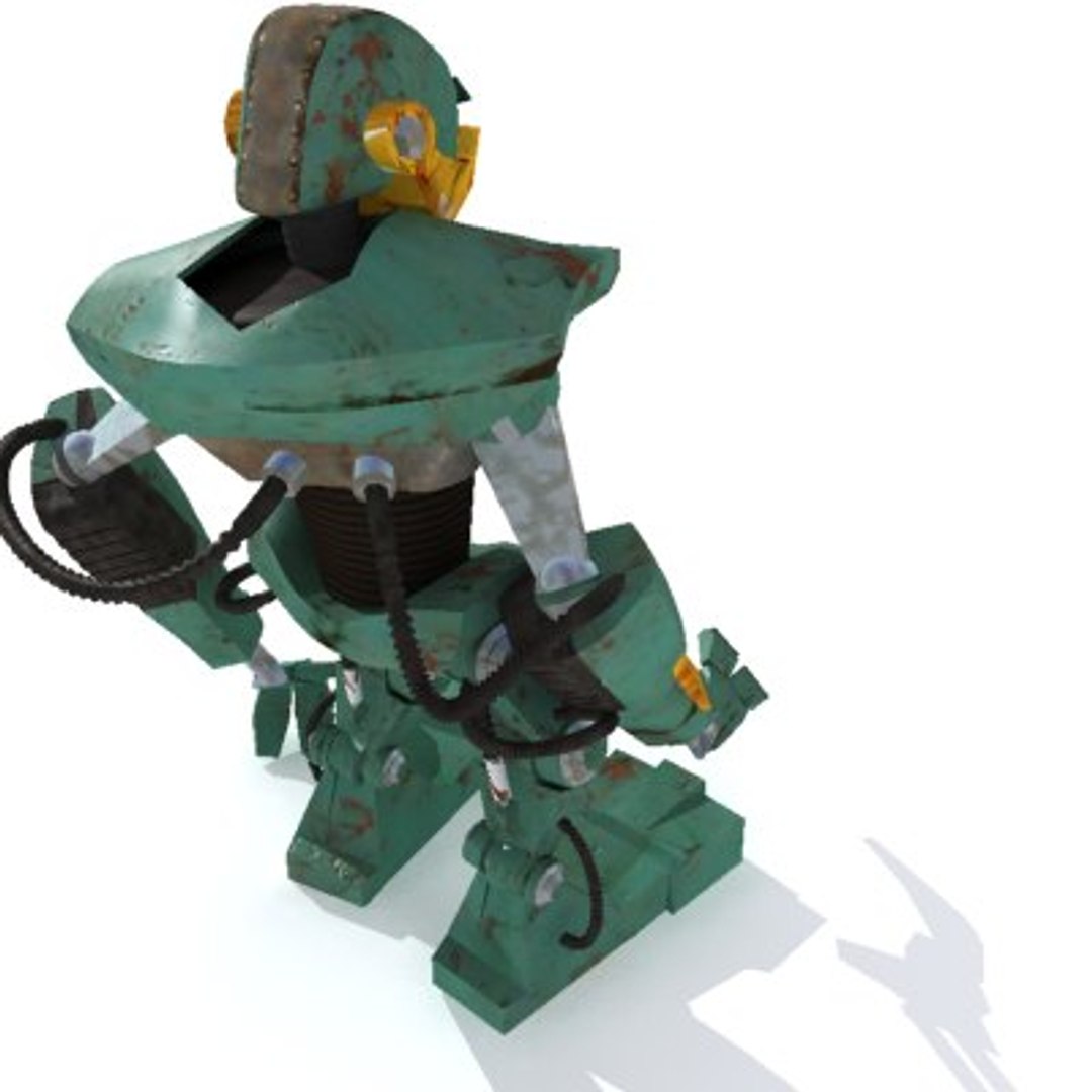 3d Model Rigged Robot Simian