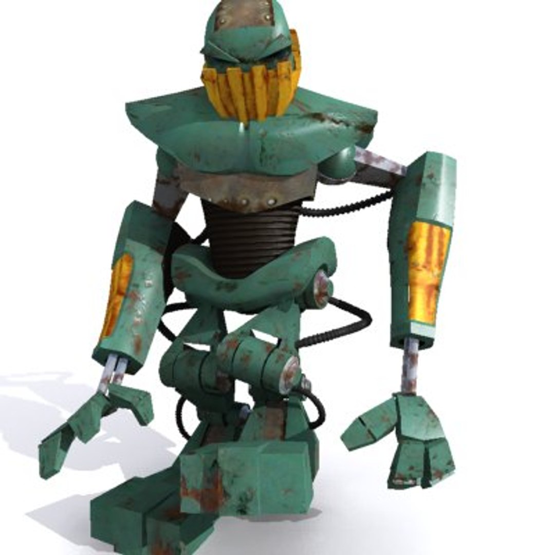 3d Model Rigged Robot Simian